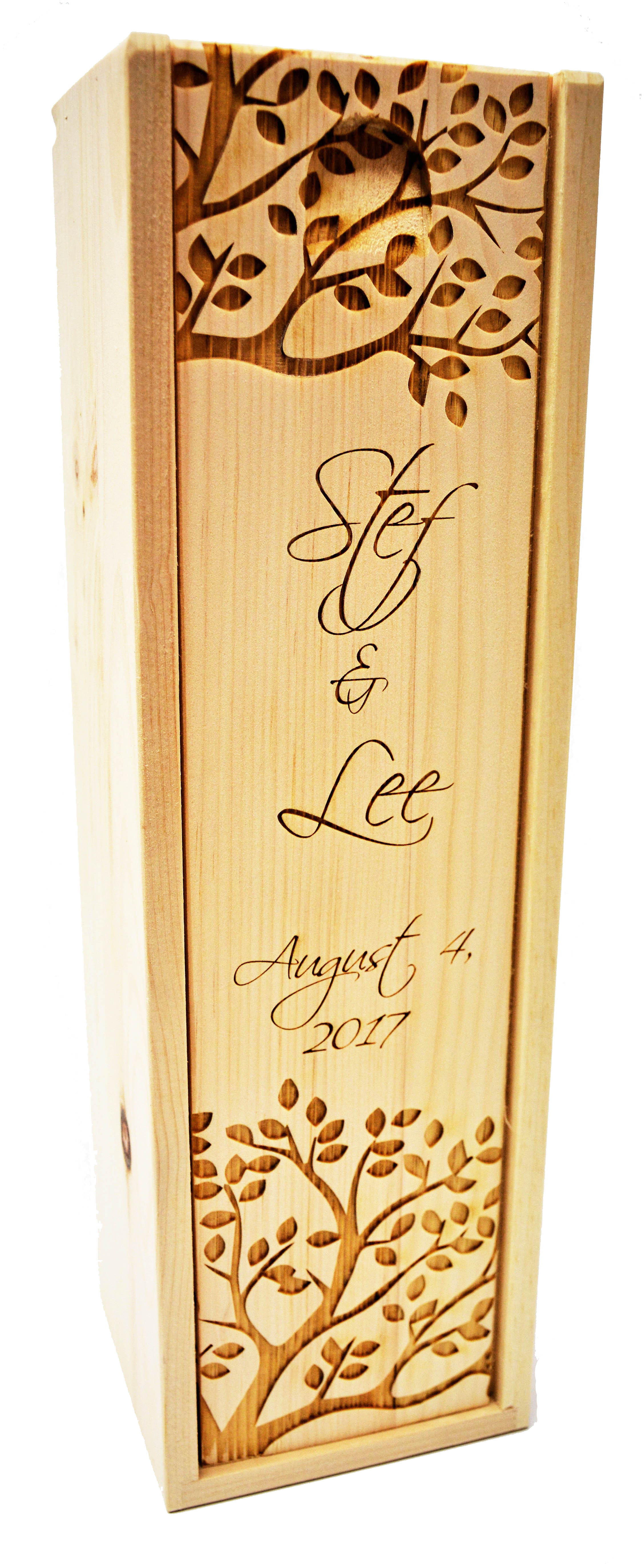 custom wine boxes - Memories Made Custom