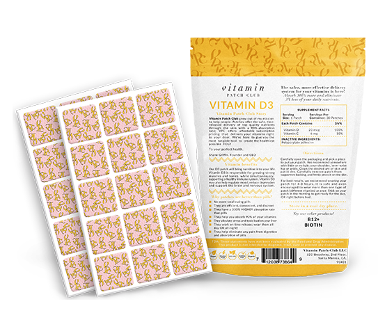 Vitamin D3 - Vitamin Patch Club